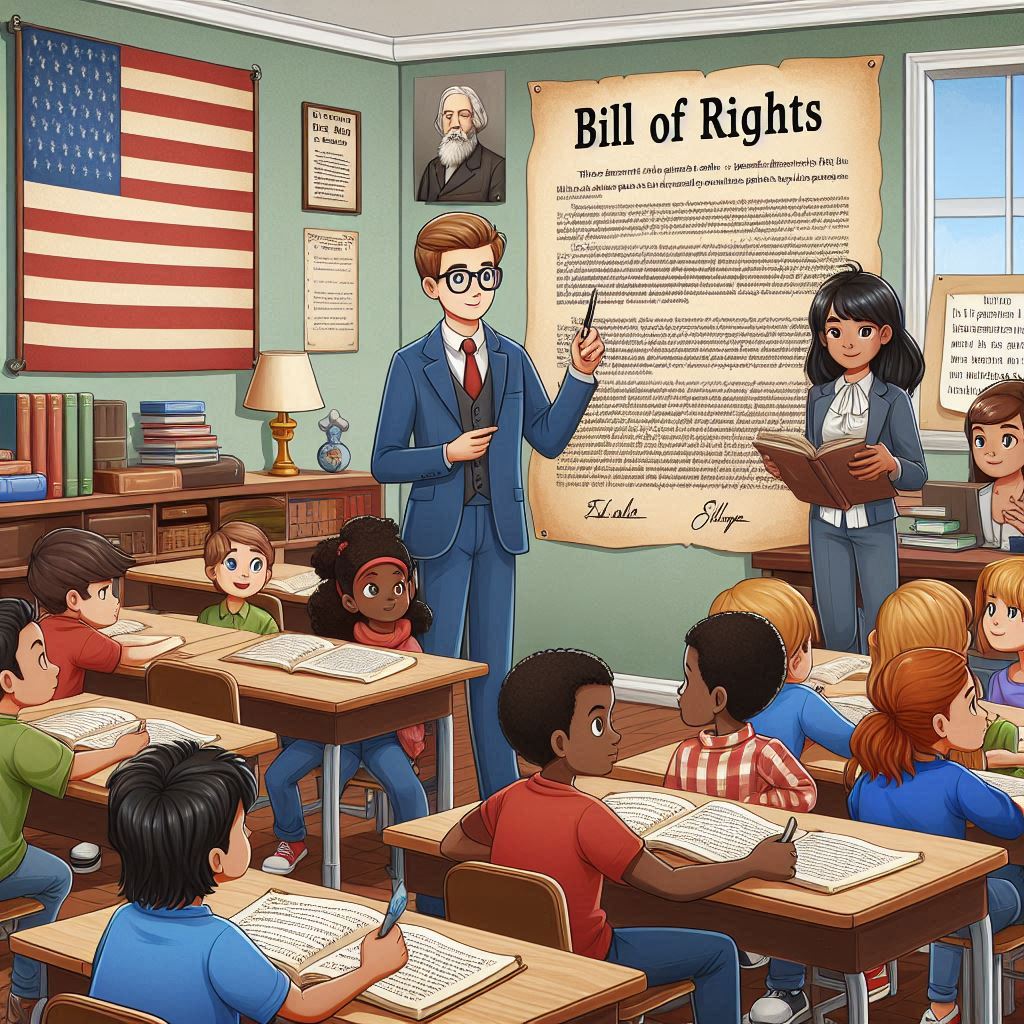 American Bill of Rights – First 10 Amendments to the U.S. Constitution