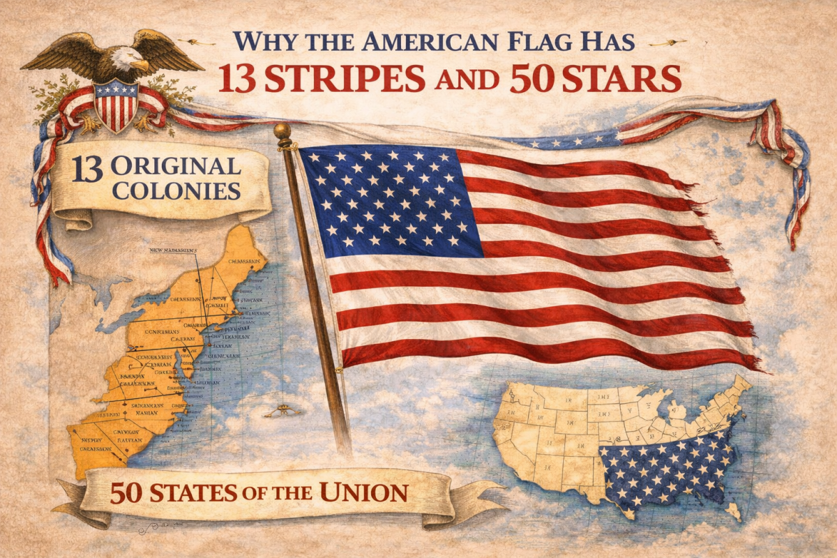 Why The American Flag Has 13 Stripes And 50 Stars