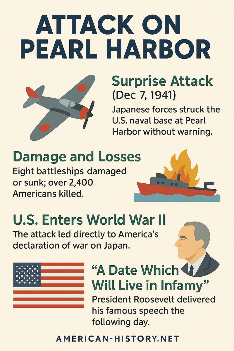 Attack on Pearl Harbor – American History