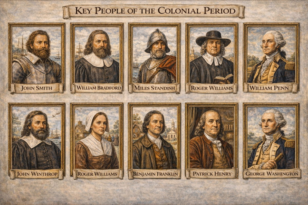 Top 10 Colonial People – American History