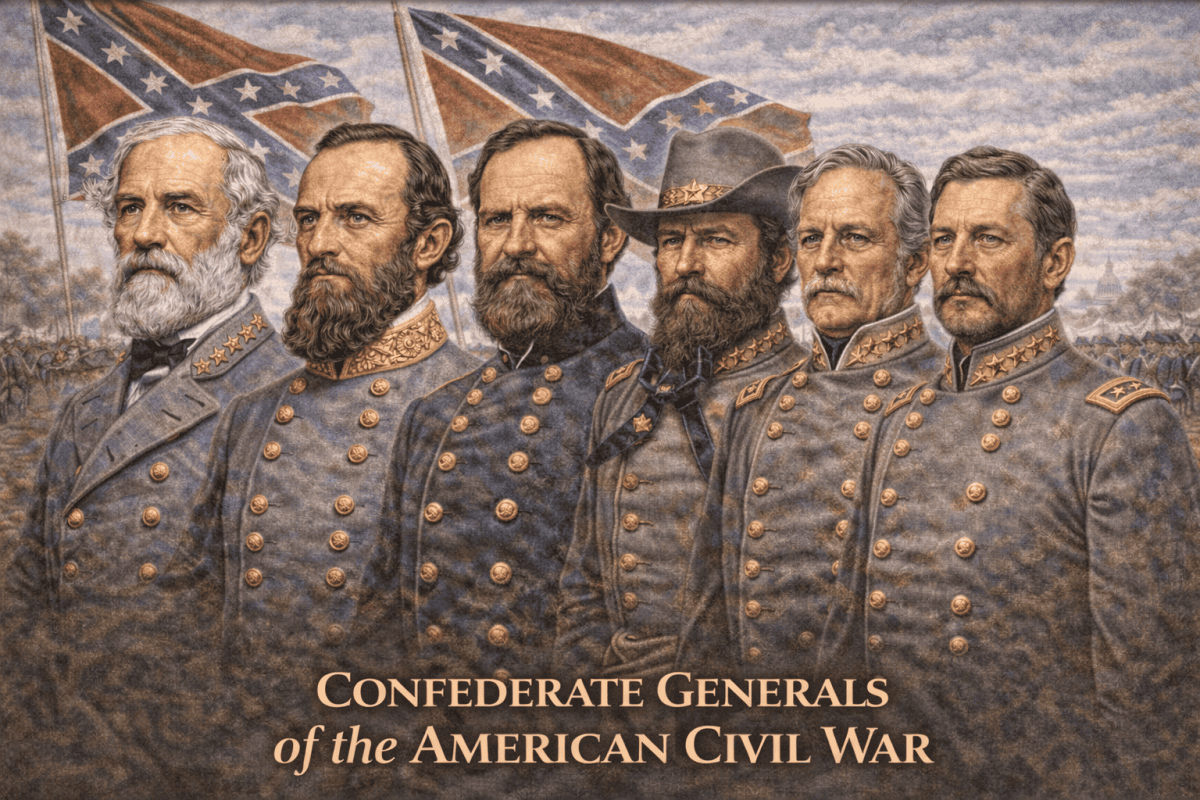 Famous Generals Of The American Civil War | Union & Confederate Leaders