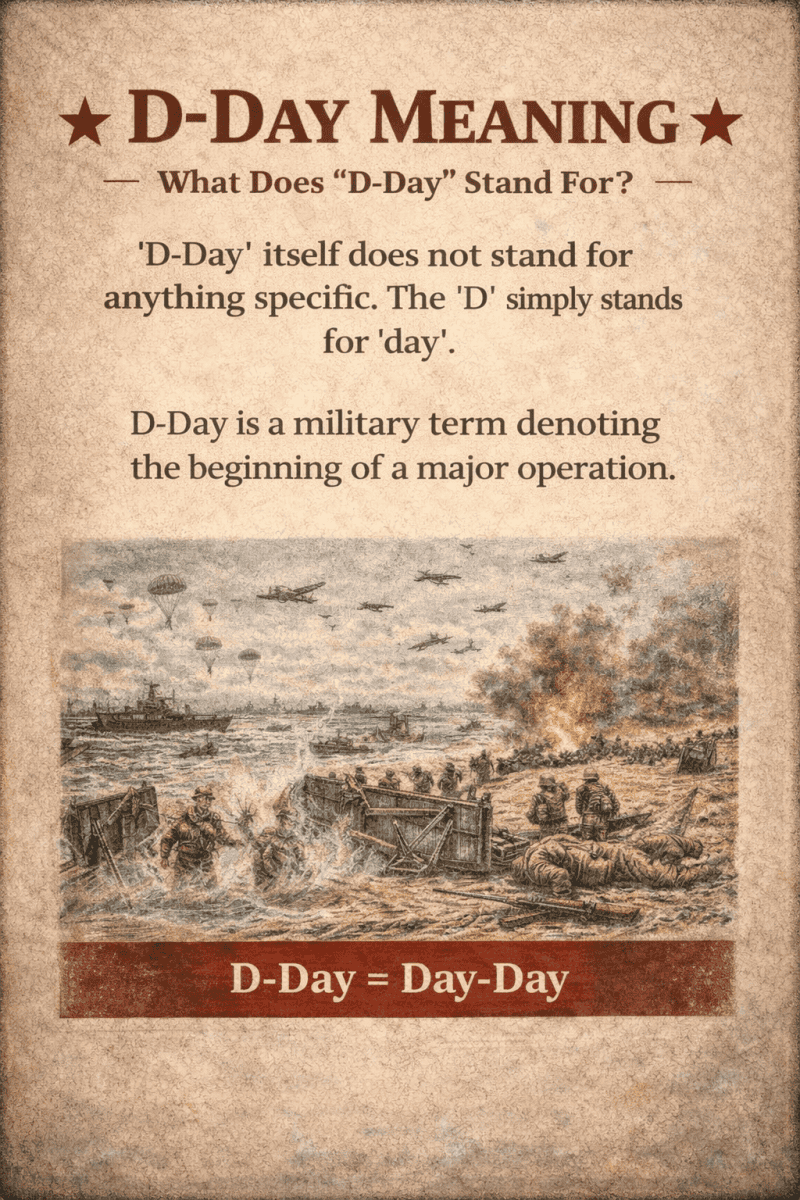 D-Day Meaning – American History