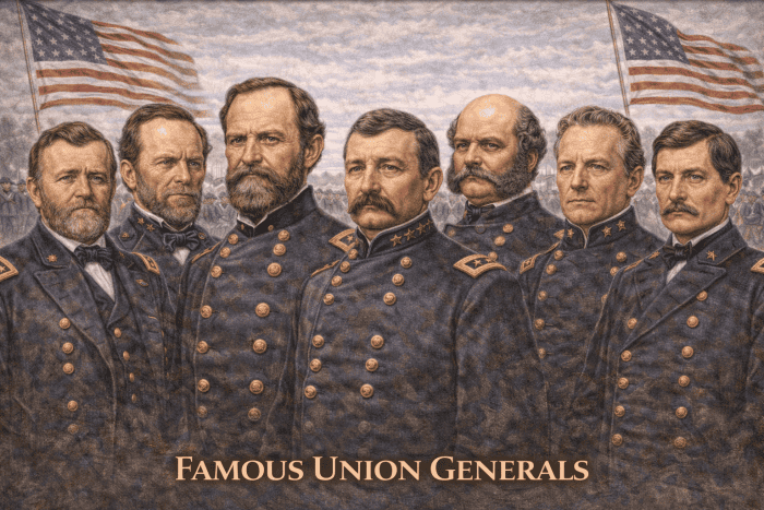 Famous Generals Of The American Civil War | Union & Confederate Leaders