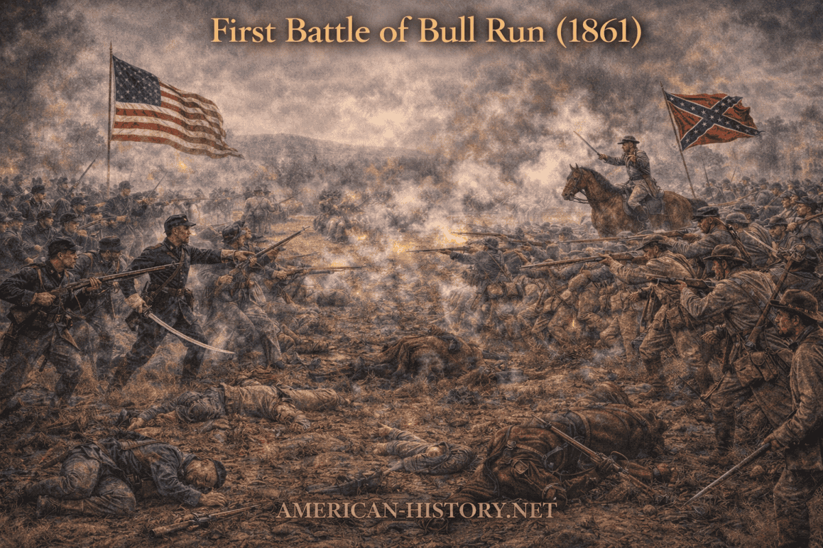 The First Battle Of Bull Run 1861: First Major Civil War Clash