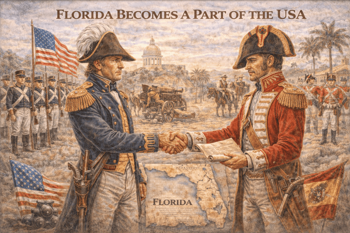 Florida Becomes Part Of The USA 1819: Adams–Onís Treaty Explained