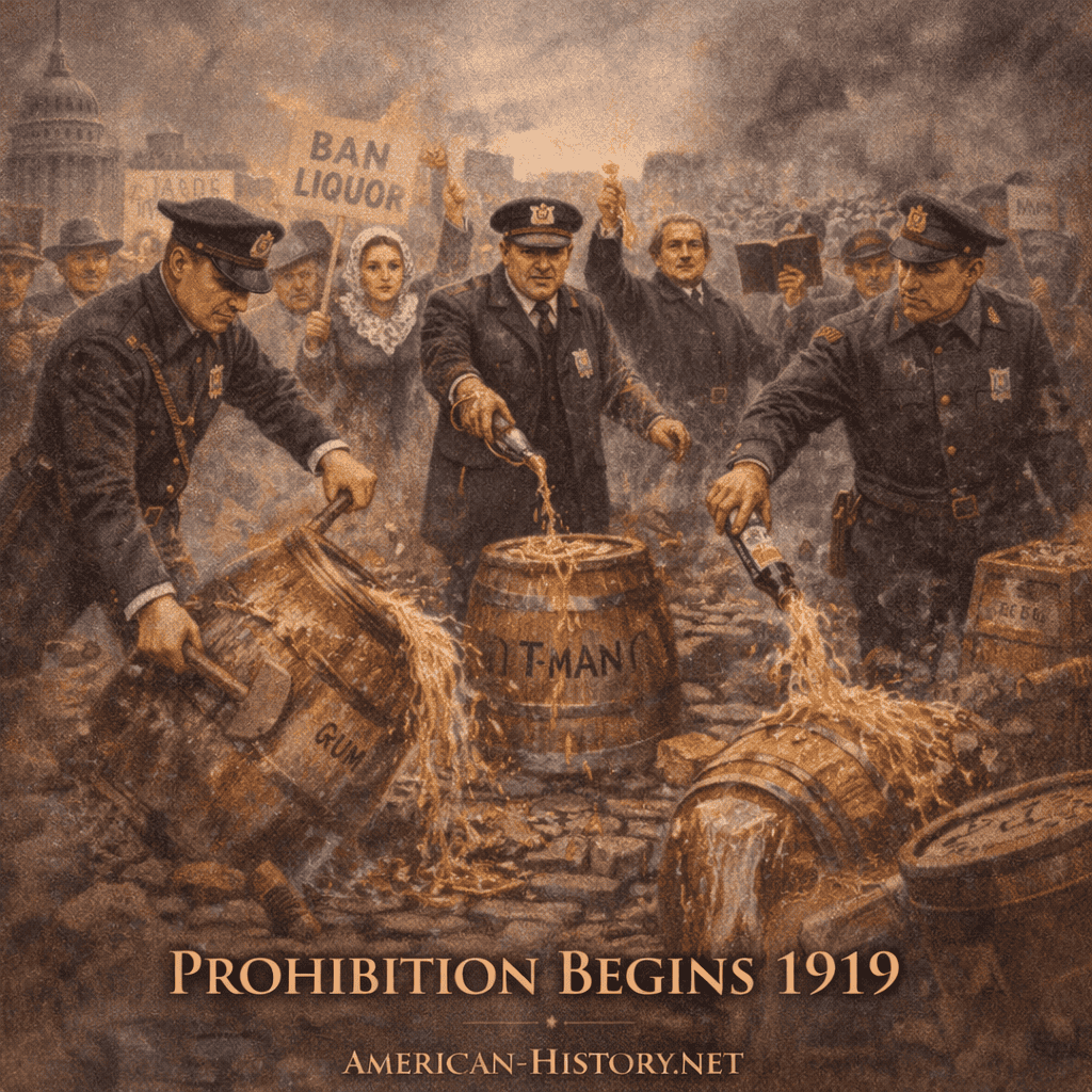 Prohibition Begins 1919: The Era Of The 18th Amendment